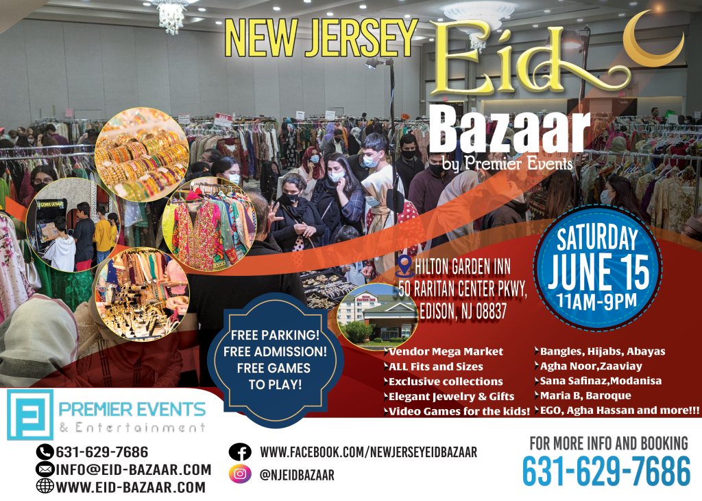 Pre-Eid Al-Adha Bazaar New Jersey at the Raritan Center - Eid Bazaar by Premier Events